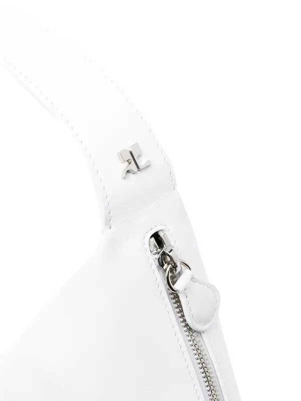 COURREGES Racer Shoulder Bag - White