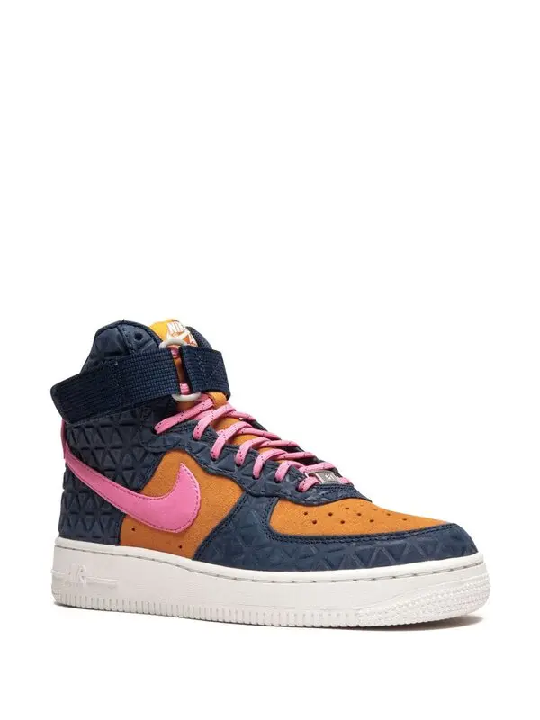 Nike Air Force 1 Hi Prm Suede Sneakers - Blue