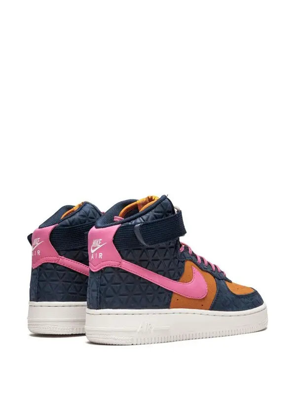 Nike Air Force 1 Hi Prm Suede Sneakers - Blue