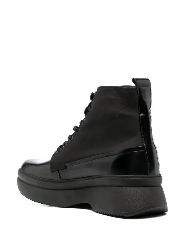 Calvin Klein Lace-up Leather Boots