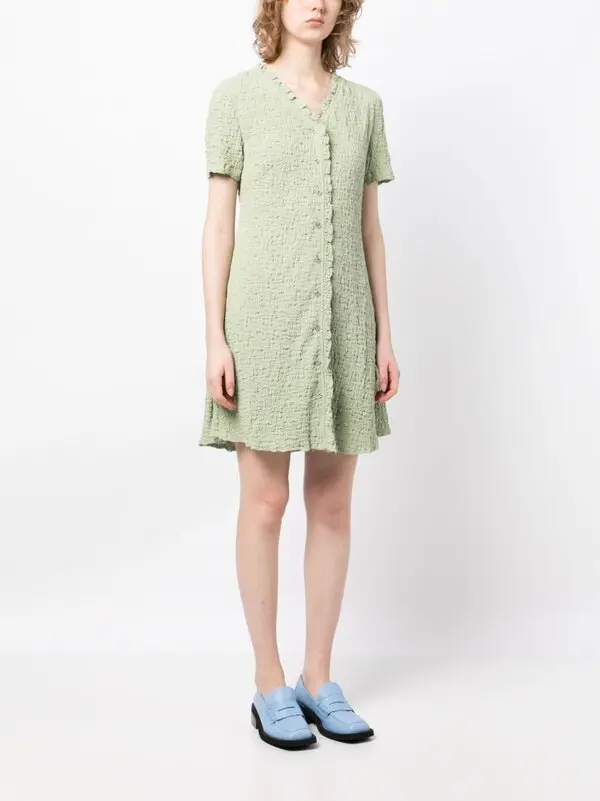 TOUT A COUP Cloqué-effect Mini Dress