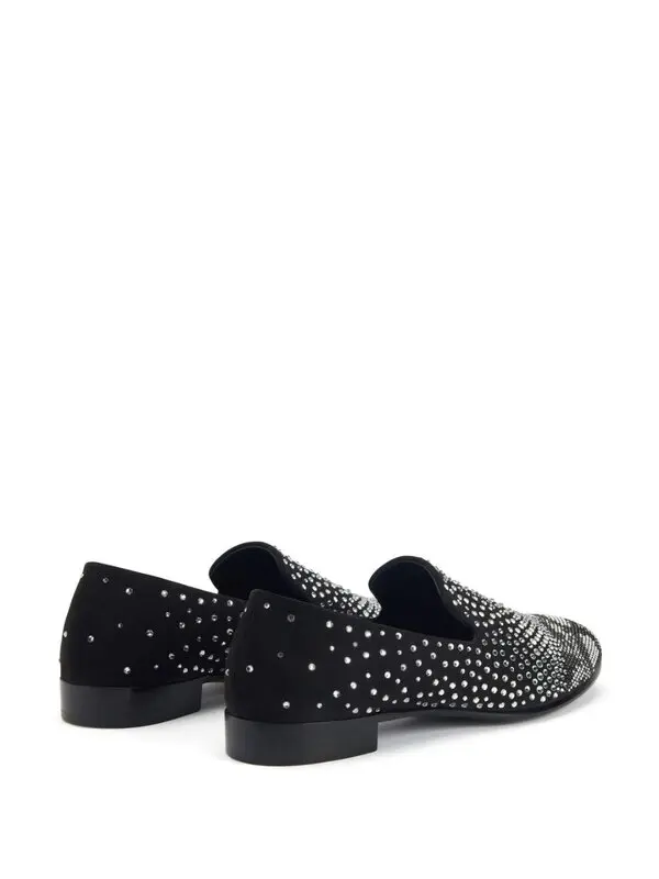 GIUSEPPE ZANOTTI Marthin Crystal-embellished Loafers