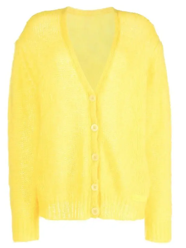 Dsquared2 Mohair Blend V-neck Cardigan