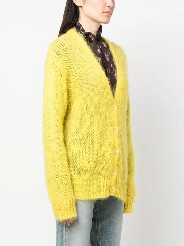 Dsquared2 Mohair Blend V-neck Cardigan