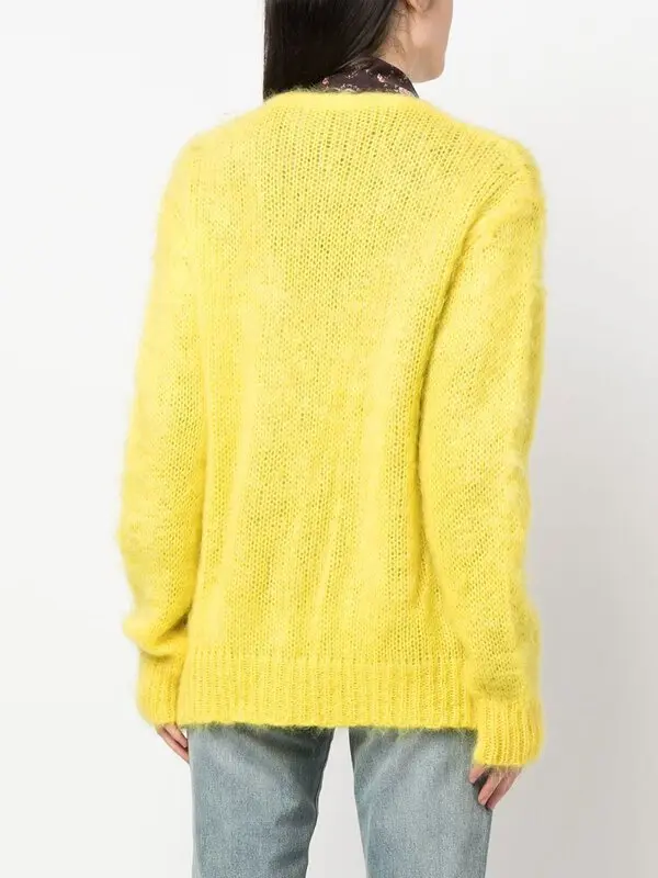 Dsquared2 Mohair Blend V-neck Cardigan