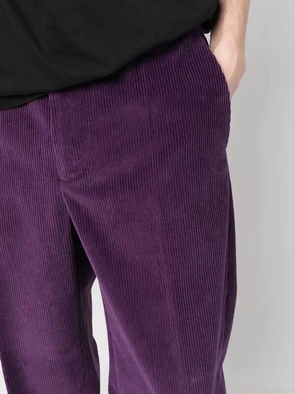 Dsquared2 Corduroy Straight-leg Trousers - Purple