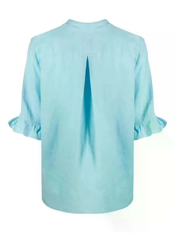 Sleeper Ruffed Inen Ounge Suit