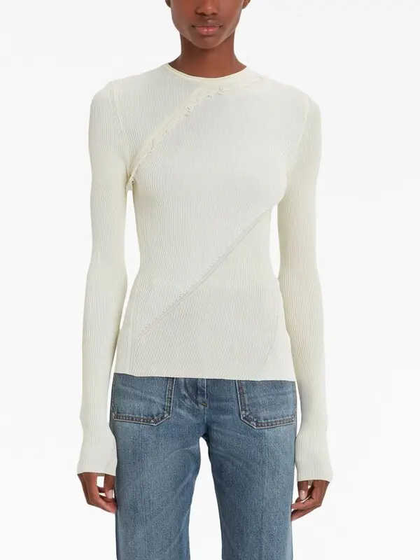 Victoria Beckham Spiral Knitted Top