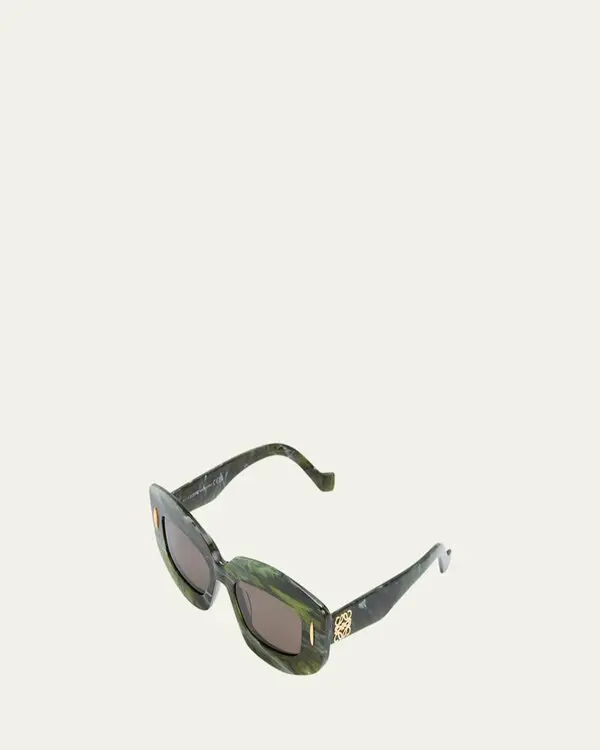 Loewe Rectangle Sunglasses With Anagram