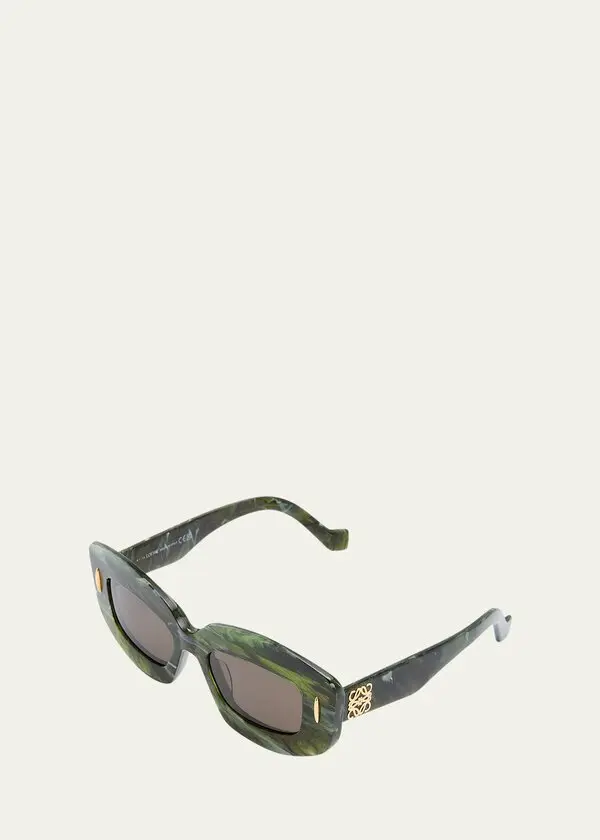Loewe Rectangle Sunglasses With Anagram