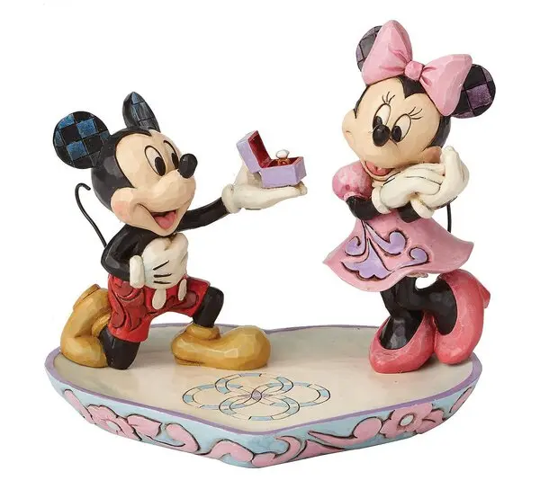 ENESCO Disney Traditions Mickey & Minnie Ring D Ish - One-color