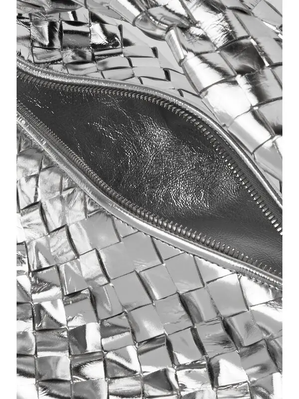 Bottega Veneta Jodie Teen Intrecciato Tote - Silver