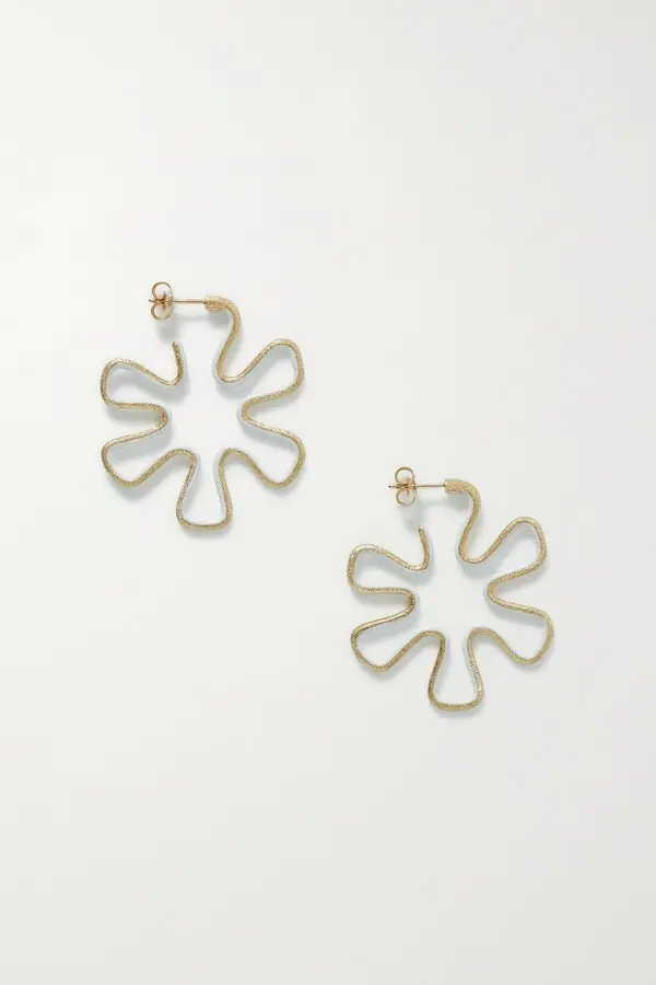 Bea Bongiasca Margherita Earrings - Gold
