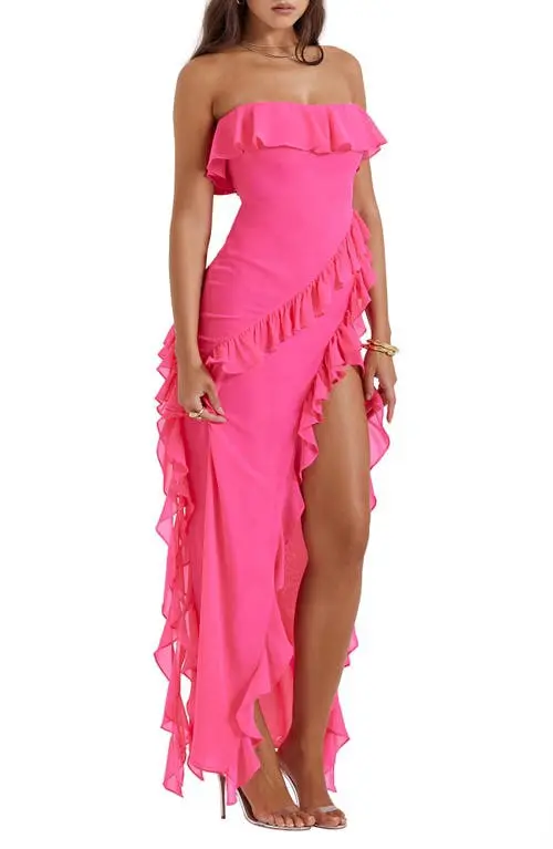 House Of Cb Sarina Ruffle Maxi Dress