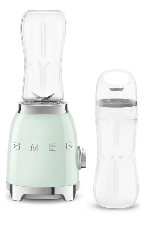 SMEG Personal Blender & Bottle To Go Set - Pastel Green
