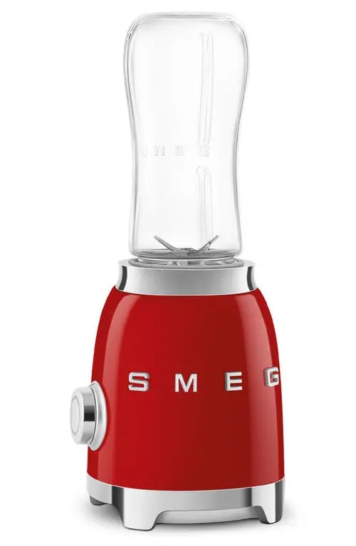 SMEG Personal Blender & Bottle To Go Set - Red