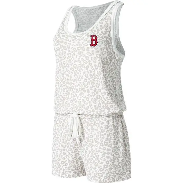 CONCEPTS SPORT Boston Red Sox Montana Hacci Knit Romper - Cream