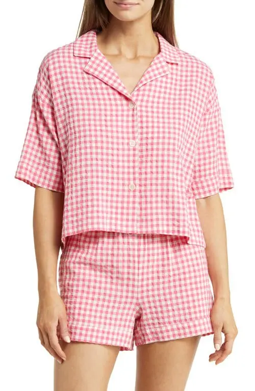 PAPINELLE Seersucker Short Pajamas