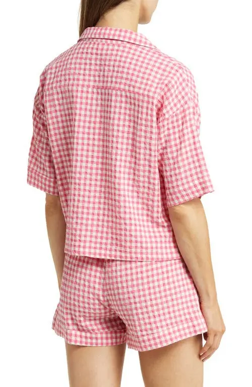 PAPINELLE Seersucker Short Pajamas