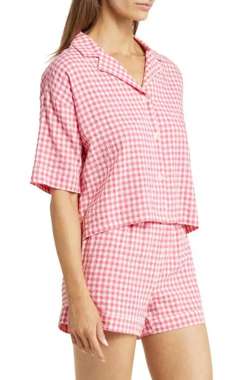 PAPINELLE Seersucker Short Pajamas