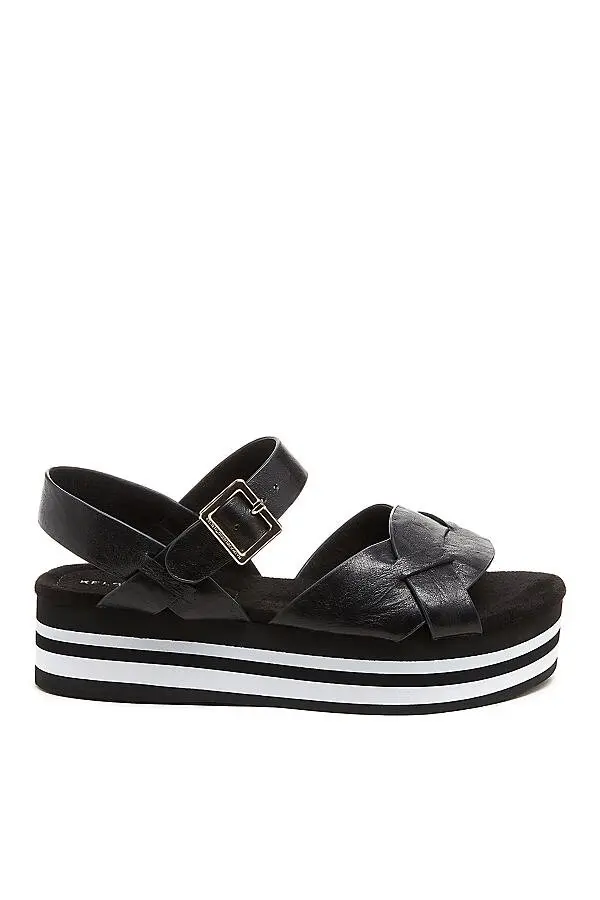 KELSI DAGGER BROOKLYN Breeze Platform Sandals - Black