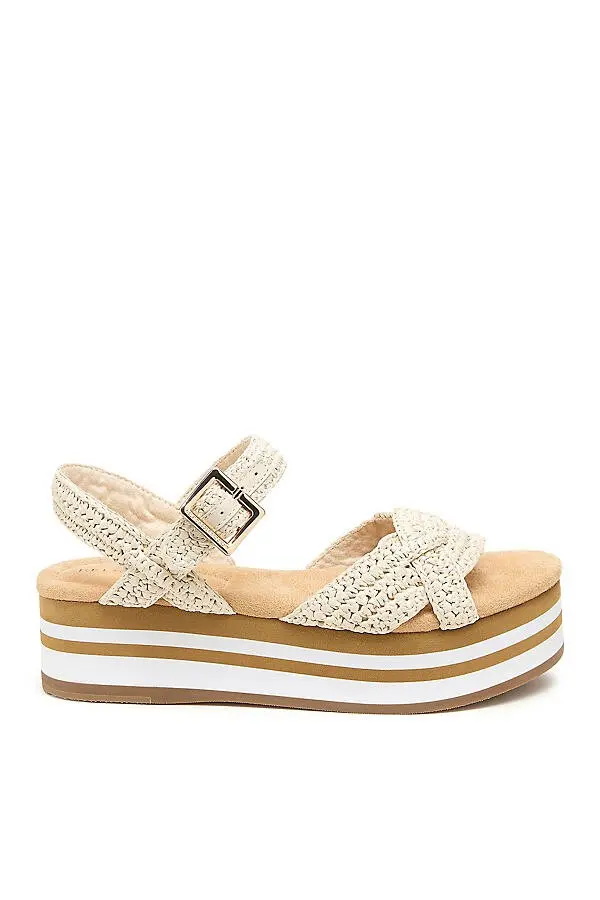 KELSI DAGGER BROOKLYN Platform Sandals - White