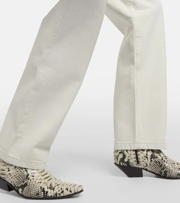 Acne Studios Toj 1991 High-rise Straight Jeans