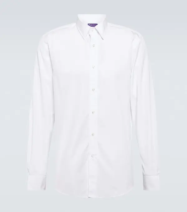 Ralph Lauren Purple Label Cotton Shirt - White