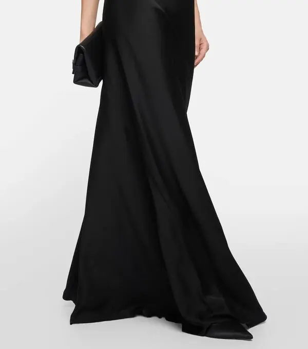 Victoria Beckham Cami Floor Length Gown - Black - 30% Off | Editorialist