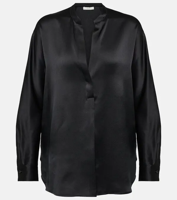 Vince Silk Satin Blouse