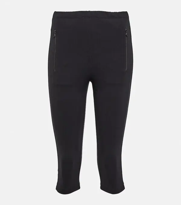 Wardrobe.NYC Cropped Leggings - Black