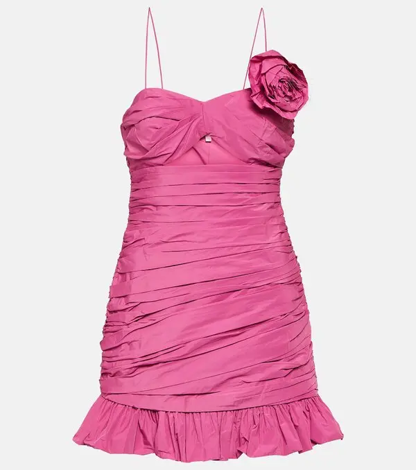 LoveShackFancy Jessilyn Ruched Minidress