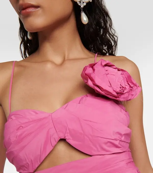 LoveShackFancy Jessilyn Ruched Minidress