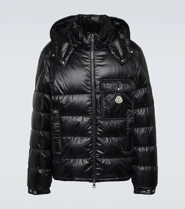 Moncler Wollaston Down Jacket Black Editorialist