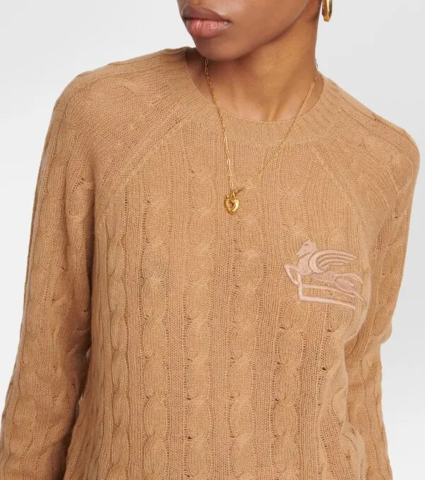 Etro Cable-knit Cashmere Sweater