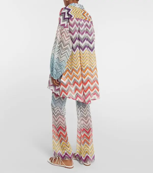 Missoni Zig-zag Cotton And Silk Shirt