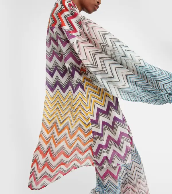 Missoni Zig-zag Cotton And Silk Shirt