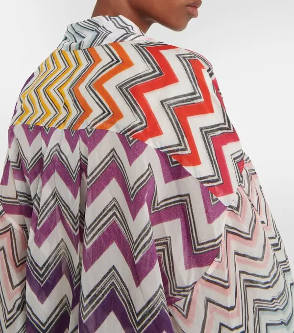 Missoni Zig-zag Cotton And Silk Shirt