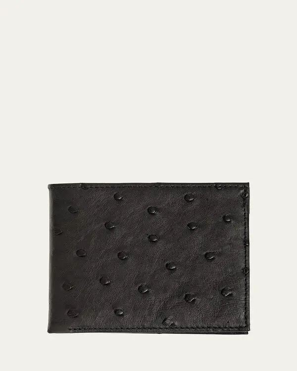 ABAS Ostrich Bi-fold Wallet