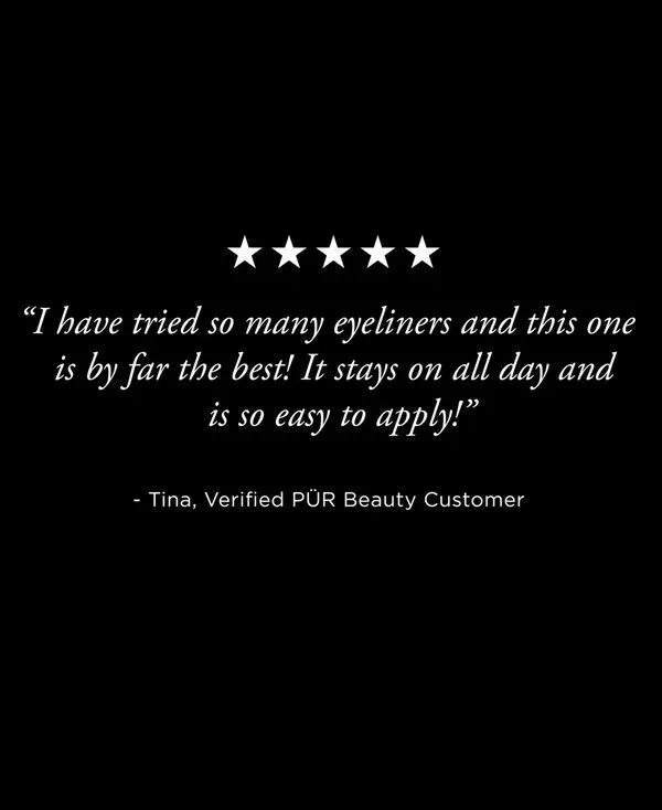 PUR On Point Waterproof Liquid Eyeliner Pen