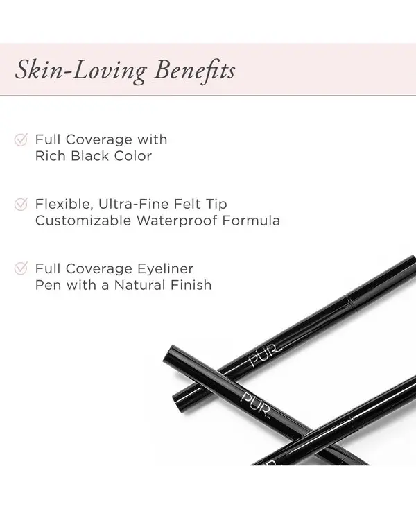 PUR On Point Waterproof Liquid Eyeliner Pen