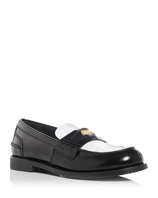Miu Miu Leather Penny Loafers