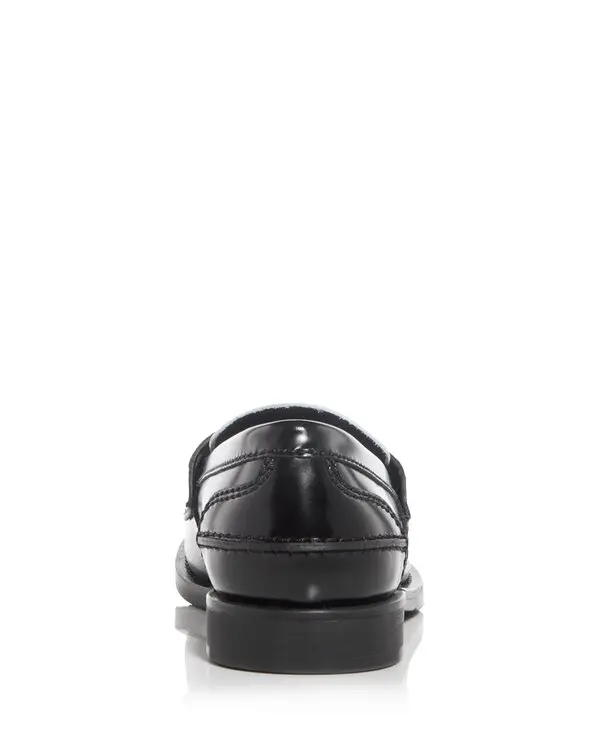 Miu Miu Leather Penny Loafers