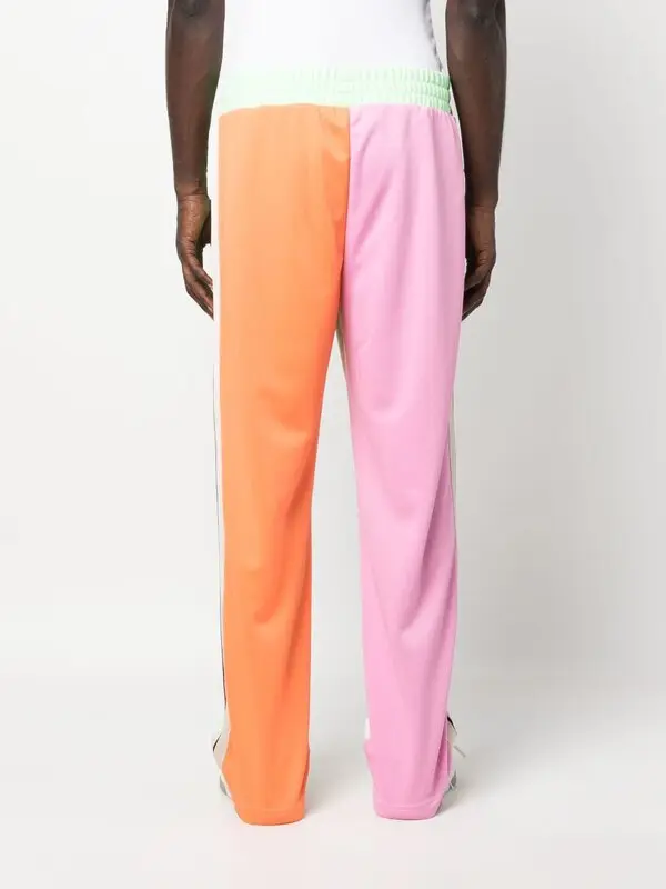Palm Angels Logo Print Colorblock Track Pants