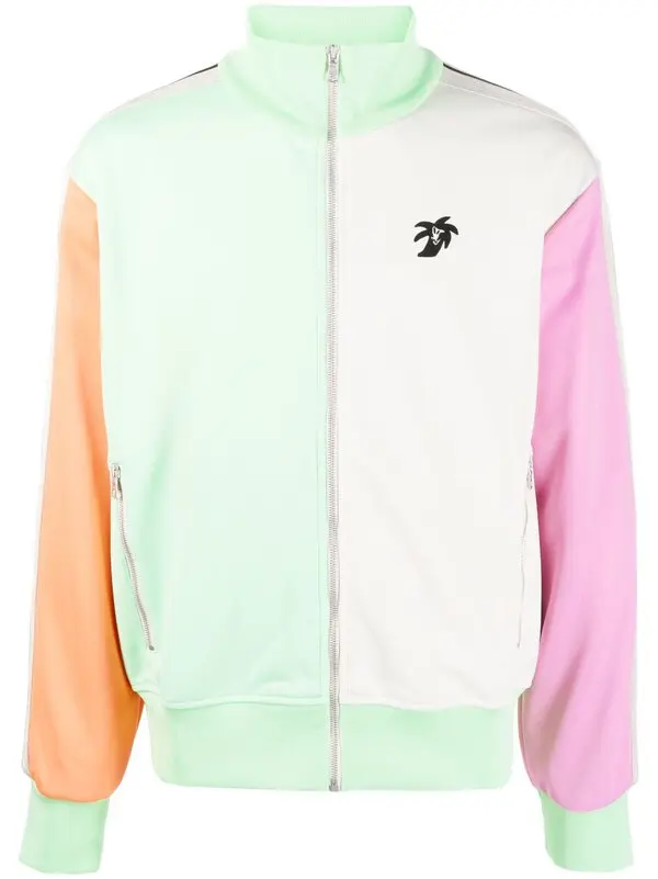 Palm Angels Colourblock Logo-print Track Jacket