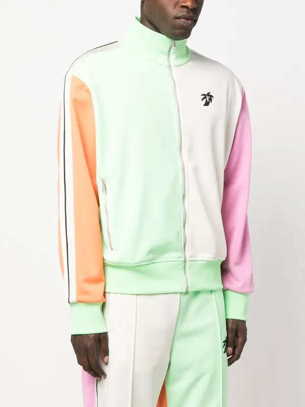 Palm Angels Colourblock Logo-print Track Jacket