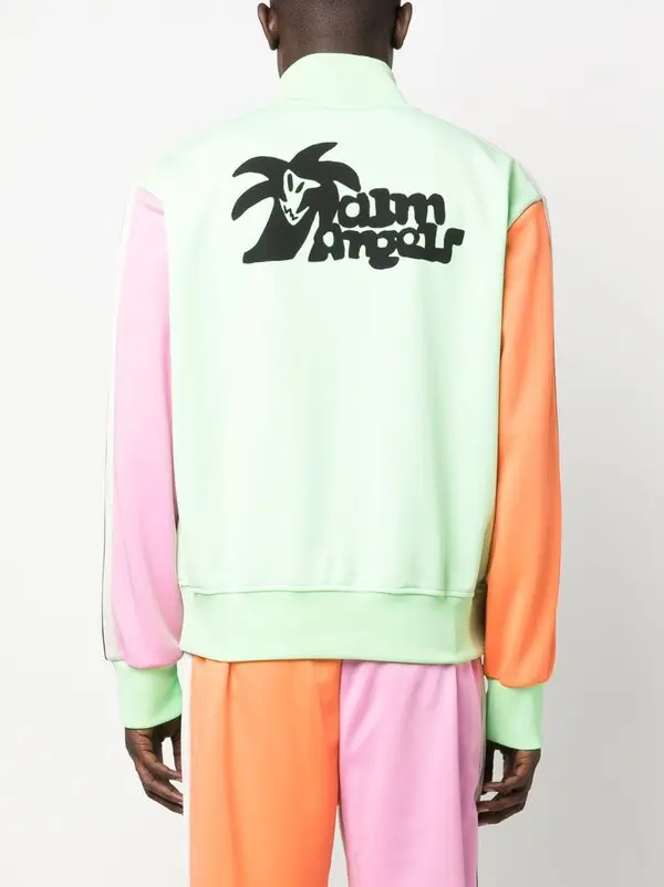 Palm Angels Colourblock Logo-print Track Jacket