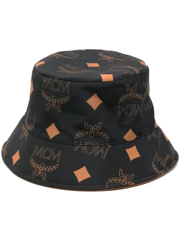 Mcm Reversible Monogram Bucket Hat