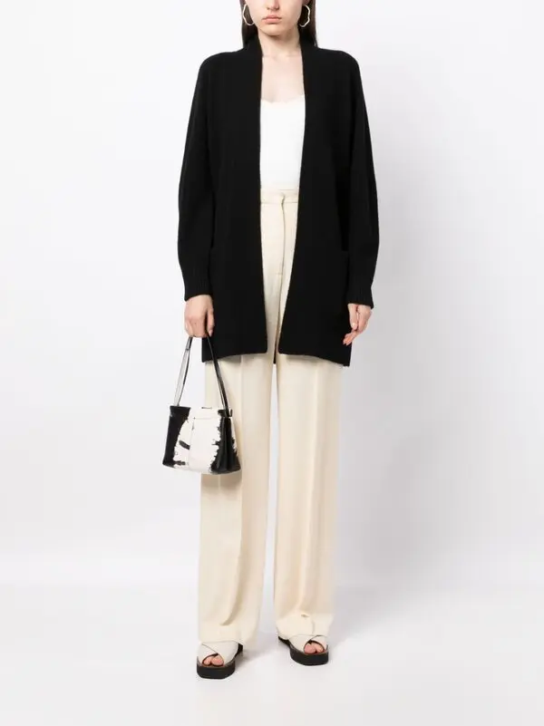Vince Open-front Cashmere Cardigan-coat - Black