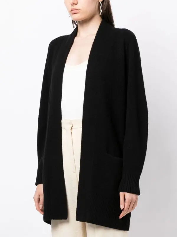 Vince Open-front Cashmere Cardigan-coat - Black